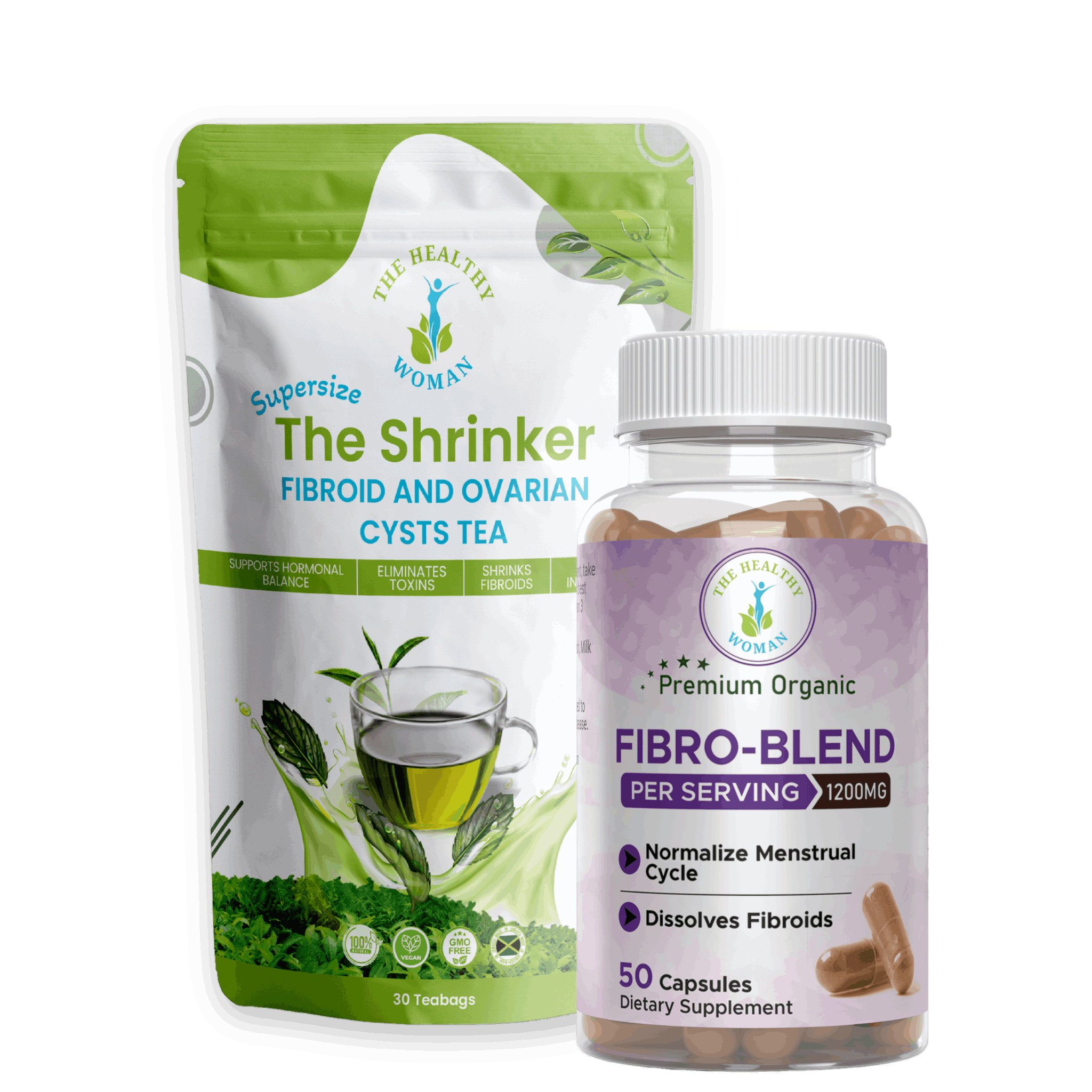 Fibroid & Ovarian Cyst Bundle - The Healthy Woman