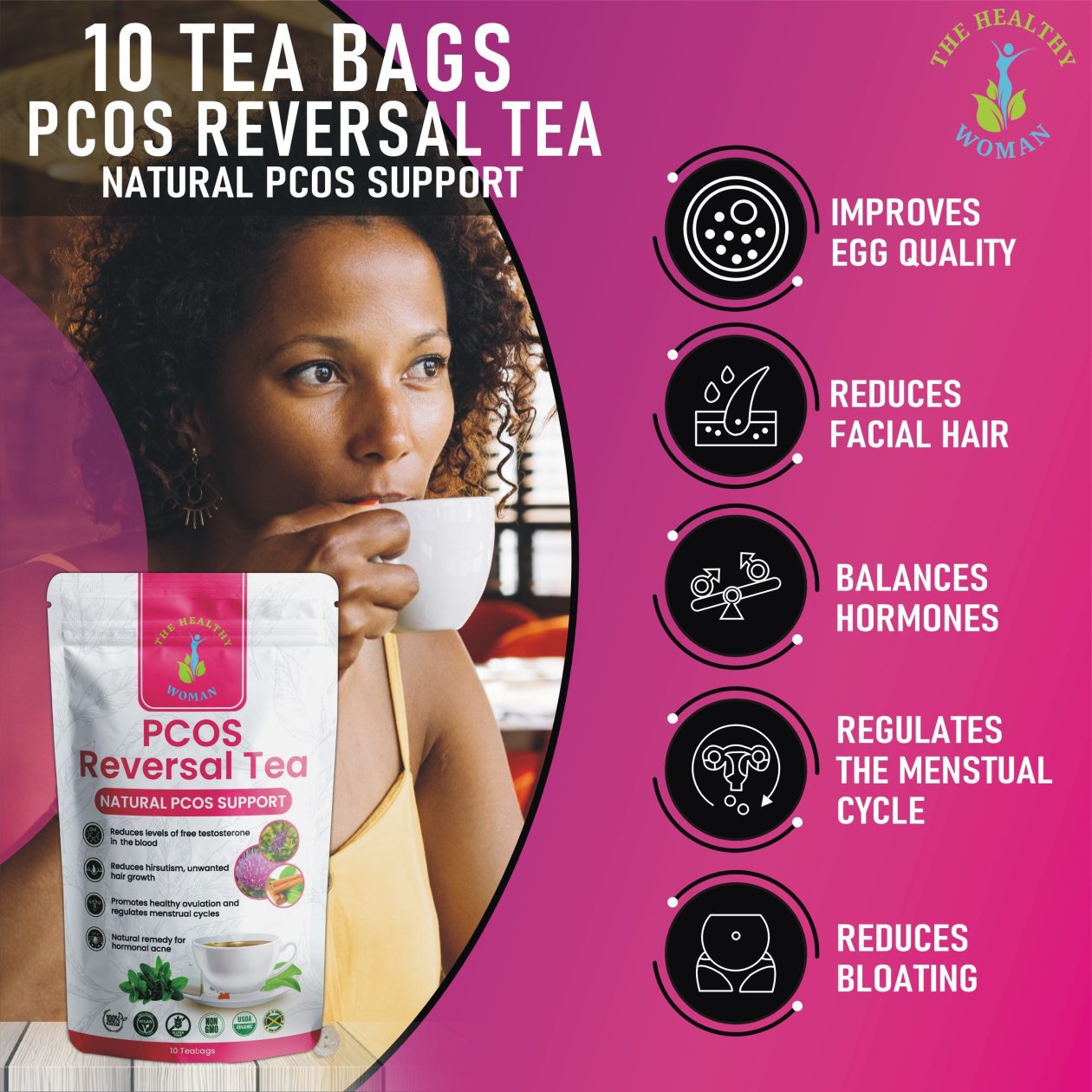 PCOS Reversal Tea - The Healthy Woman