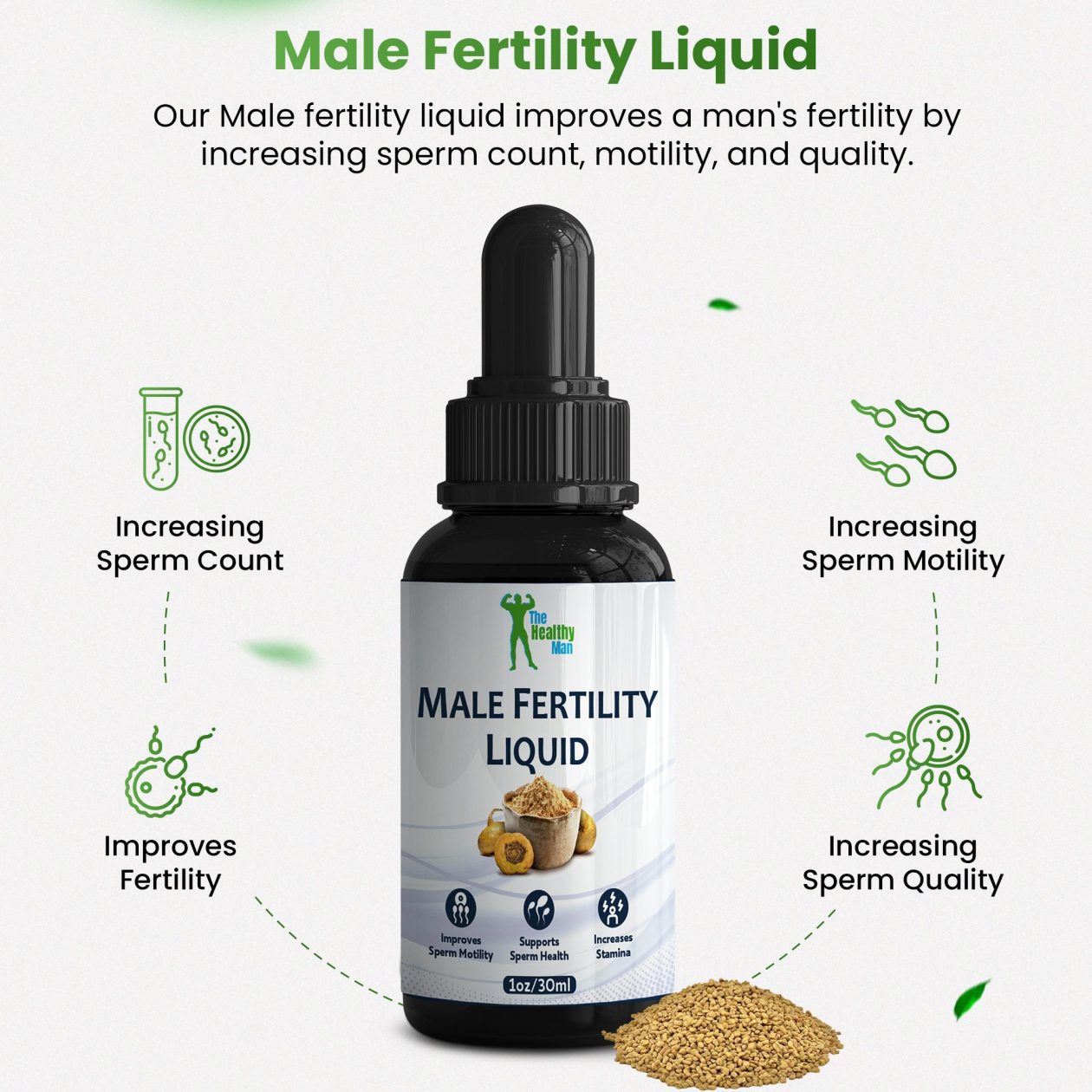 Male Fertility Liquid - The Healthy Woman