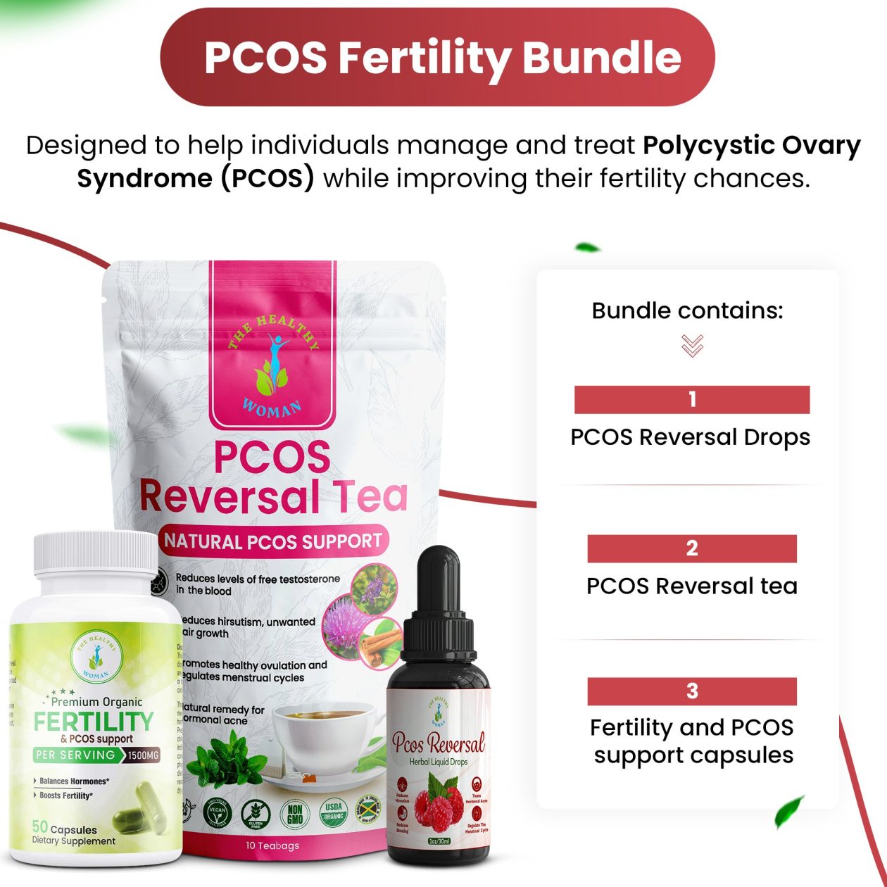 PCOS Reversal Tea - The Healthy Woman